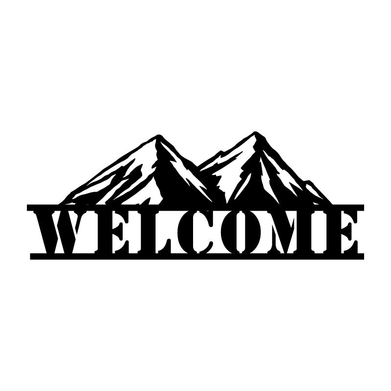 Welcome Sign Clipart Black And White